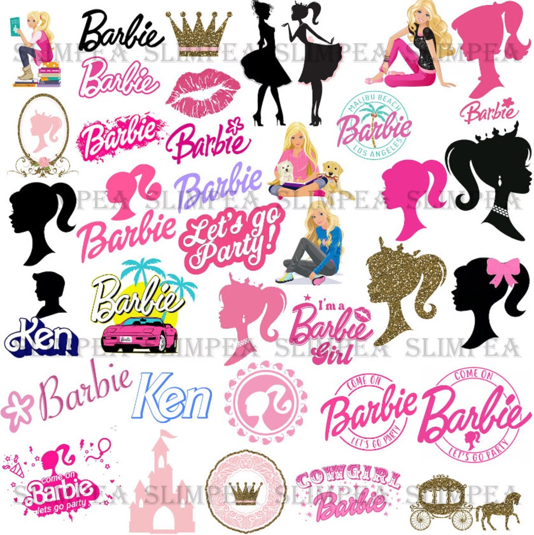 Barbie Svgs and Pngs Bundle Doll Svgs and Pngs Logo Cricut - Etsy Canada