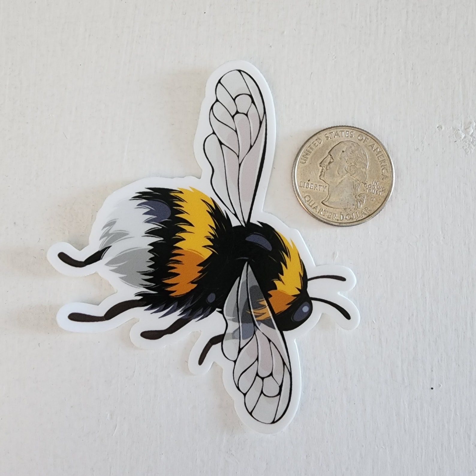 Bumble Bee Sticker Bumblebee Vinyl Decal Set 3 X - Etsy