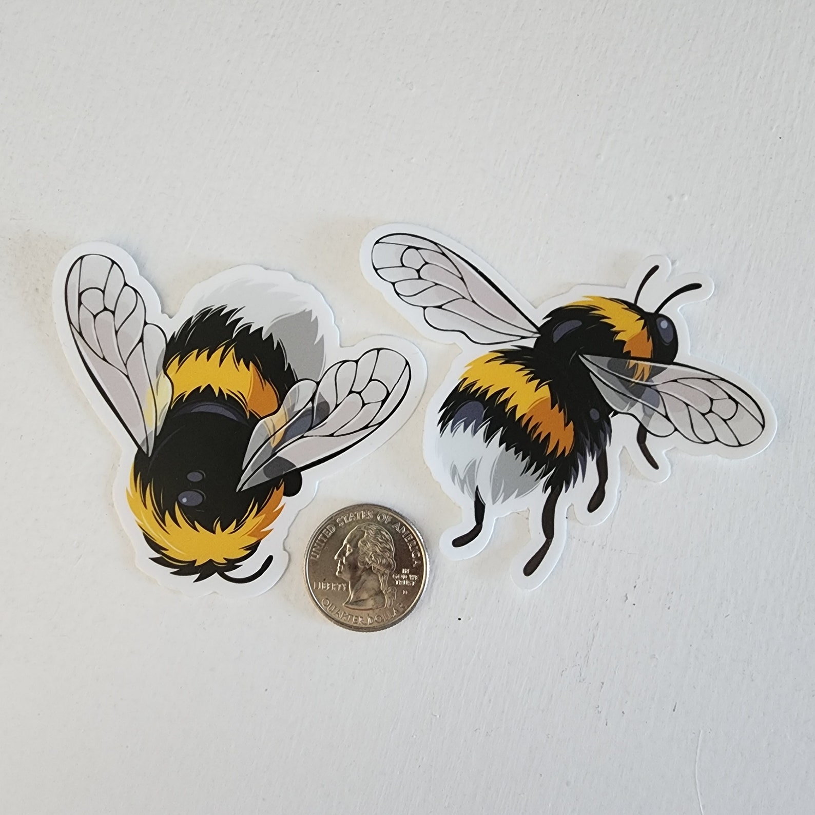 Bumble Bee Sticker Bumblebee Vinyl Decal Set 3 X - Etsy
