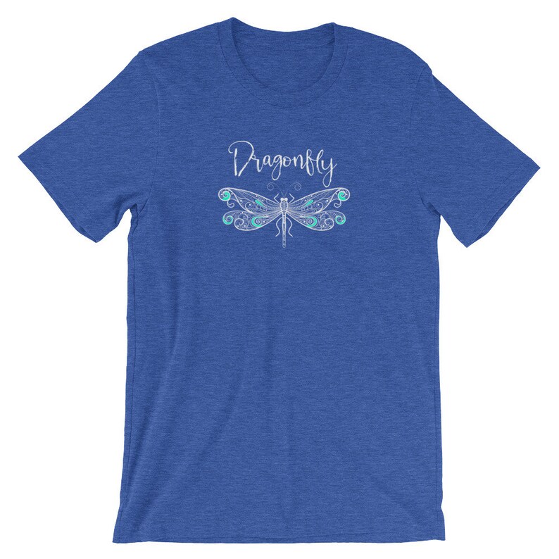 Dragonfly Shirt Unisex, Turquoise Teal Dragonfly T-shirt, Dragonfly Art ...