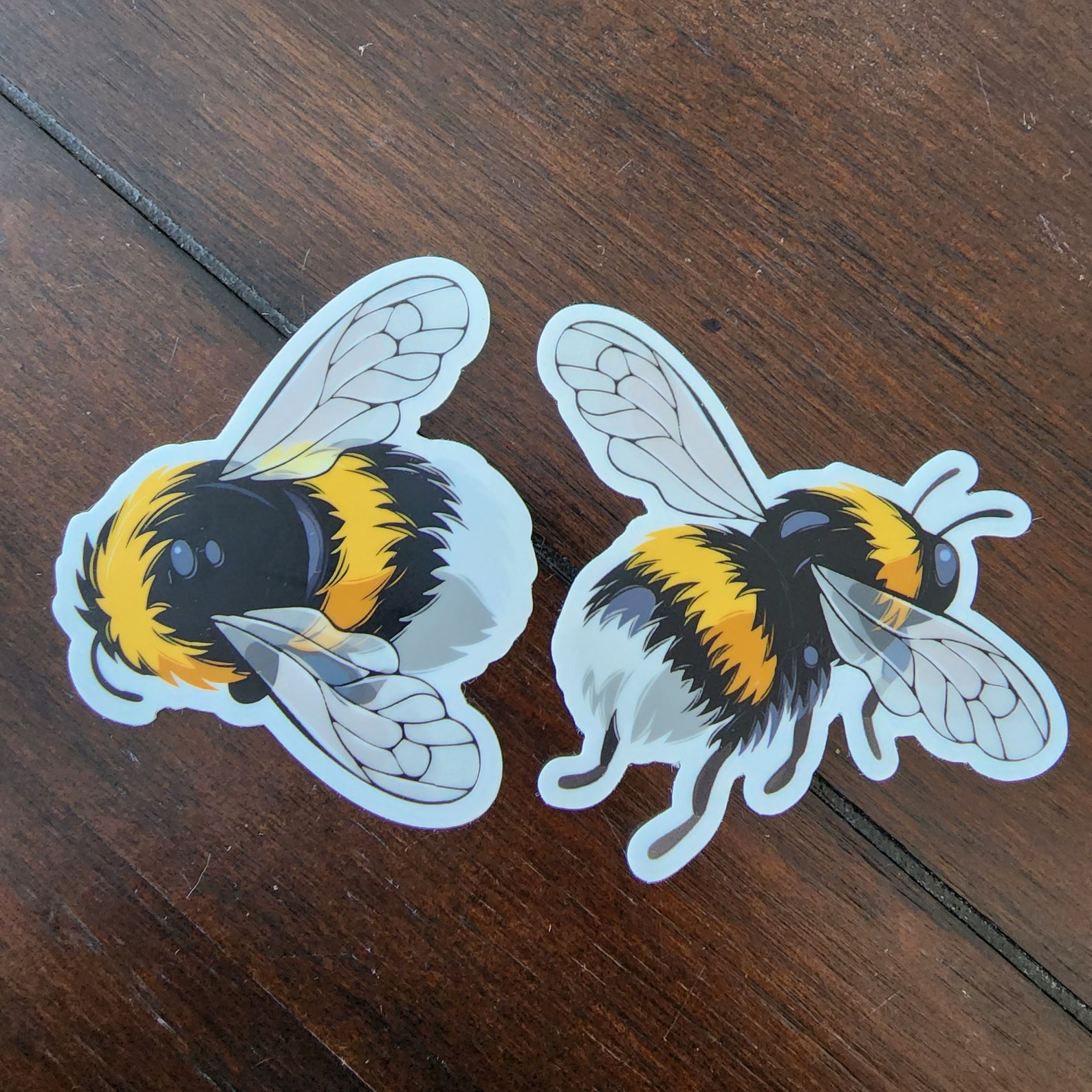 Bumble Bee Sticker Bumblebee Vinyl Decal Set 3 X - Etsy