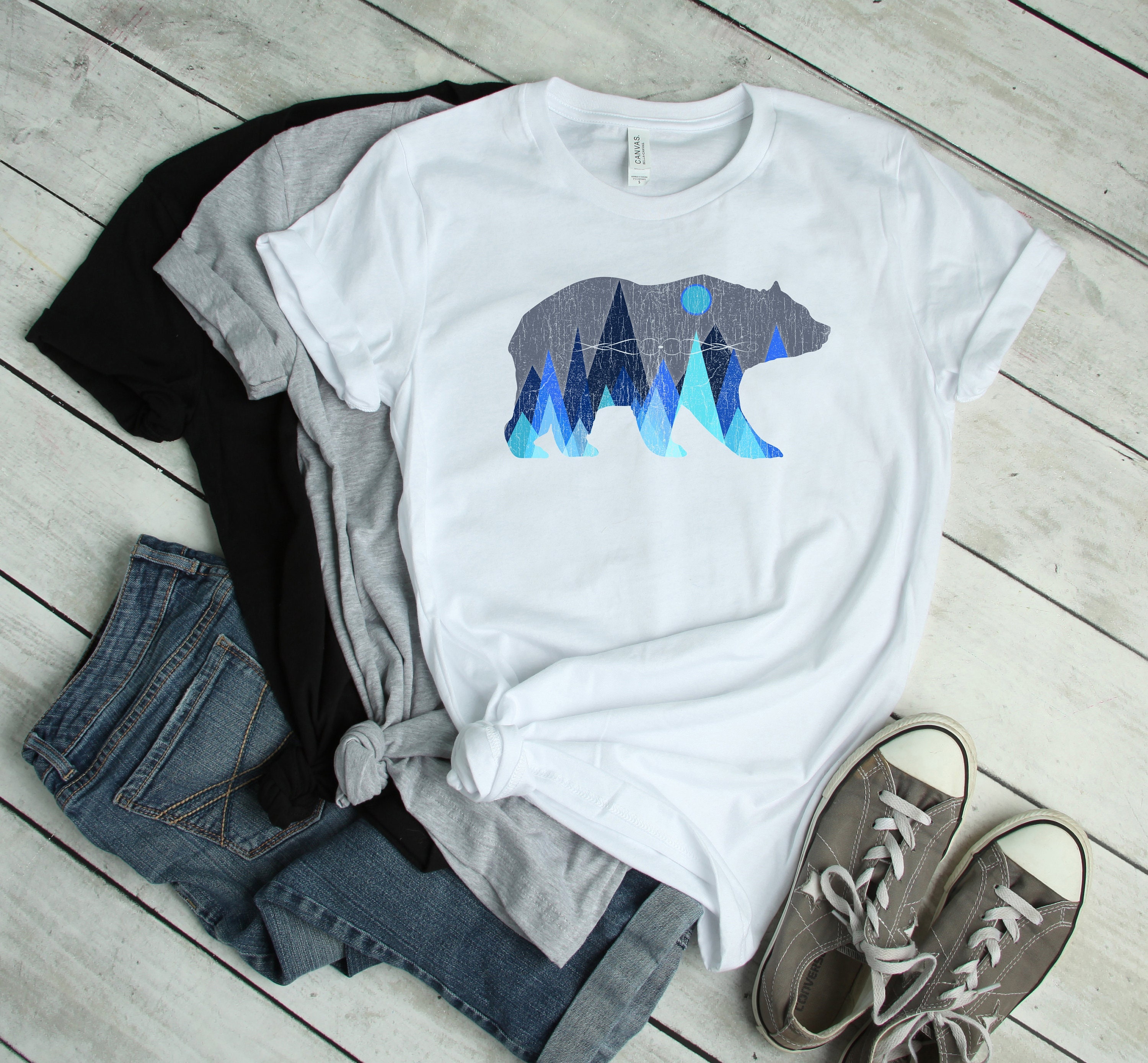 Vintage Grizzly Bear Shirt, Wild Griz Bear T-shirt, Montana Grizzly Tee ...