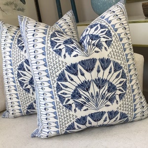 Thibaut Anna French “CAIRO “ in Blue and White - Etsy