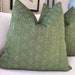 Thibaut “crete “ in Olive Green Pillow Covers - Etsy