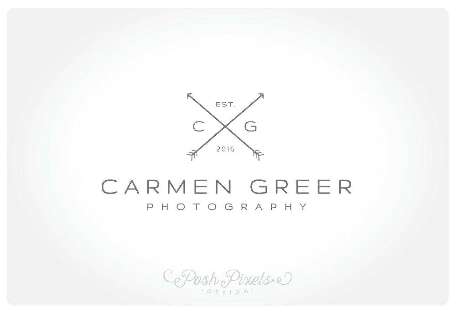 Logo Design Crossed Arrow Logo Monogram Logo Modern Logo - Etsy