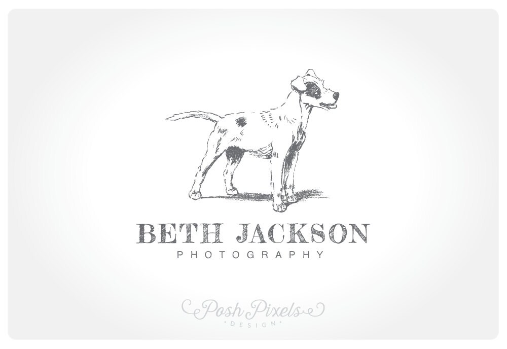 Dog Logo Pet Logo Pet Photography Logo Dog Groomer Logo - Etsy