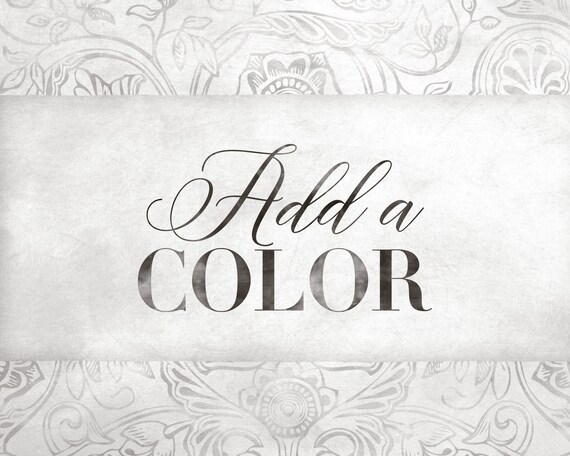 Logo Add-on: Add an Additional Color to Your Order - Etsy