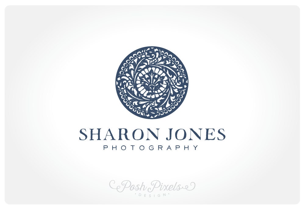 Logo Design Elegant Logo Circle Logo Mandala Logo | Etsy