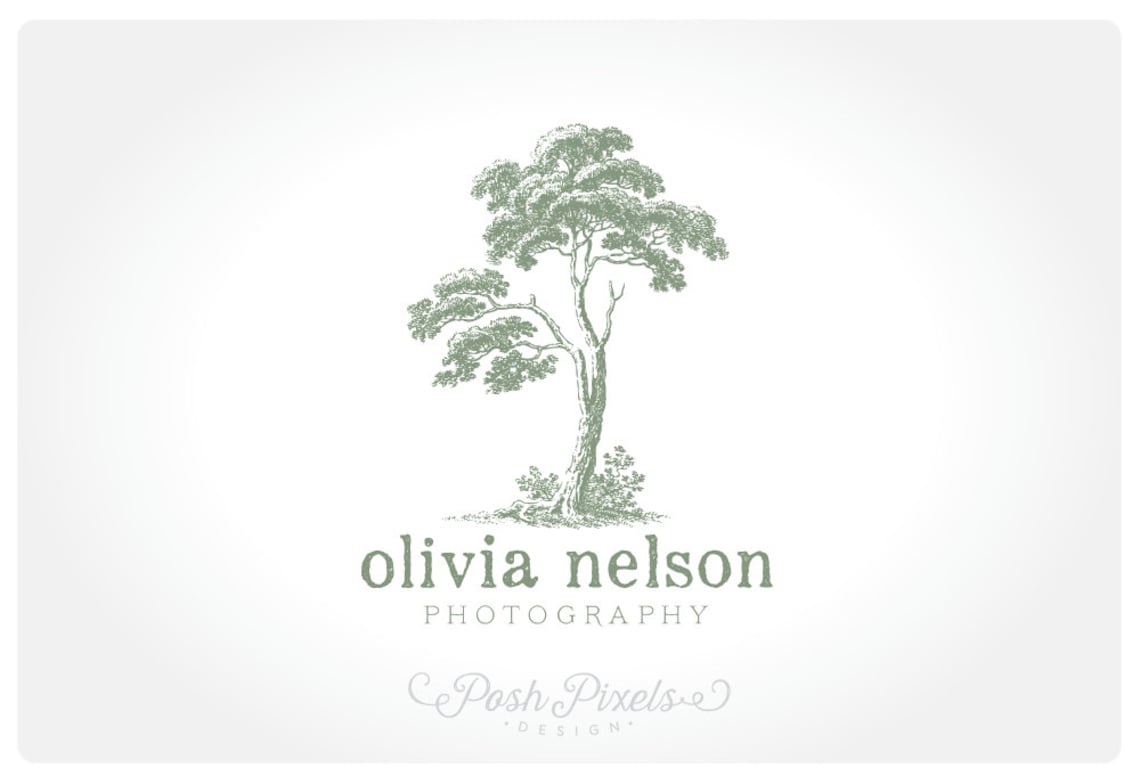 Tree Logo Photography Logo Watermarks Business Branding | Etsy