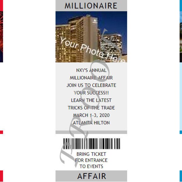 Retirement Party Ticket Invitations Authentic & Personalized QTY 20 - Etsy