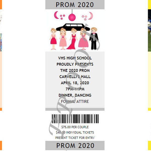 Homecoming Ticket - Etsy