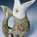 Ceramic Fish Pitcher, Handmade Pottery Fish, Unique Pitcher, Animal Art ...