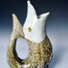 Ceramic Fish Pitcher, Handmade Pottery Fish, Unique Pitcher, Animal Art ...