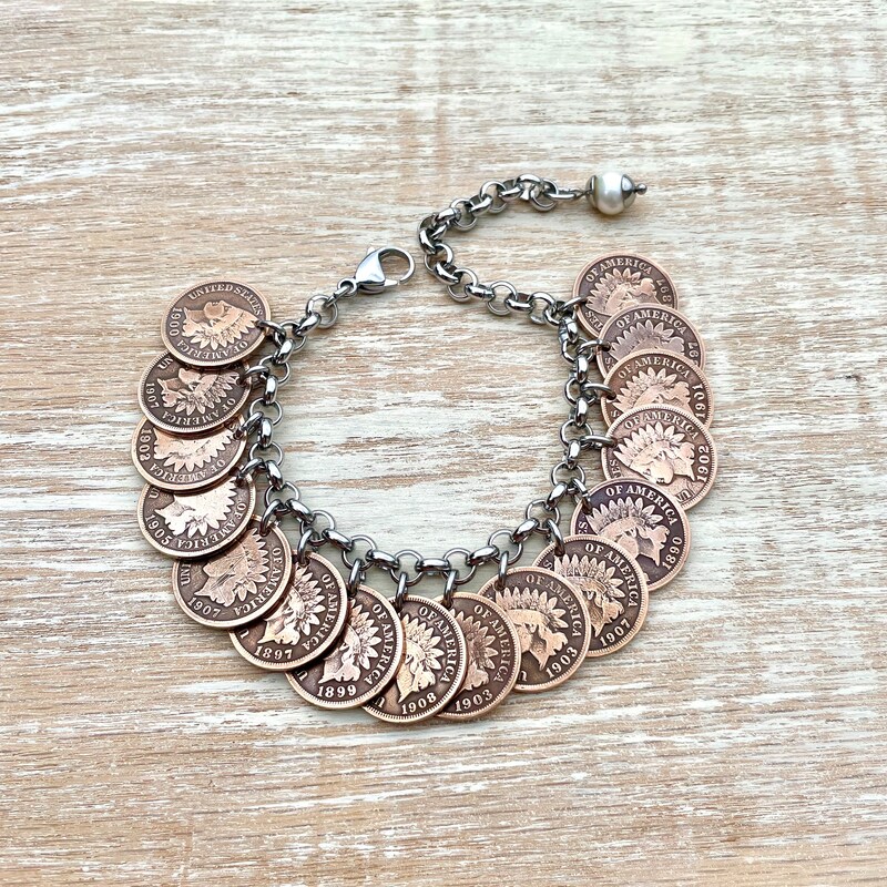 Penny Charm - Etsy
