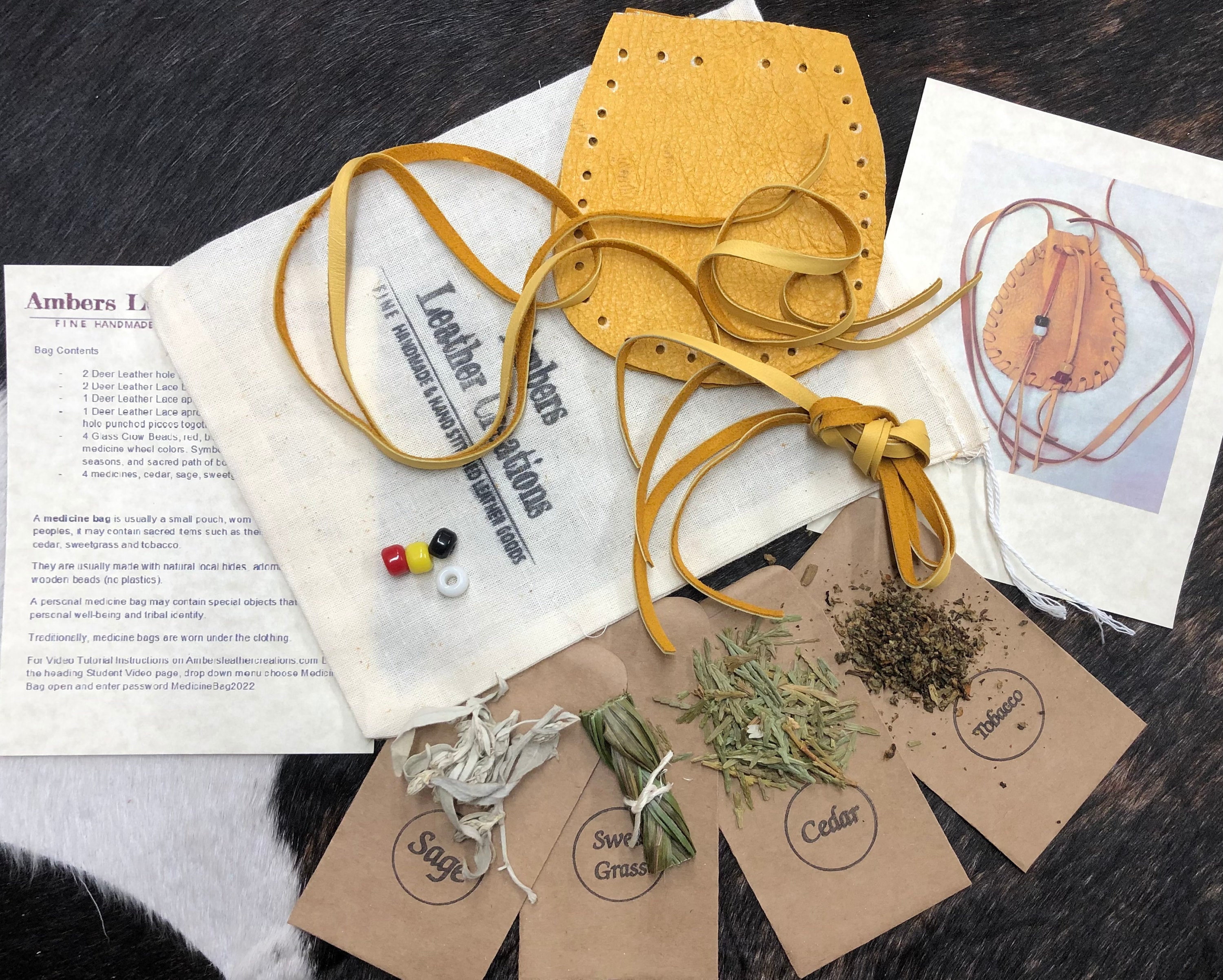 Traditional Medicine Bag Kit - Etsy Canada