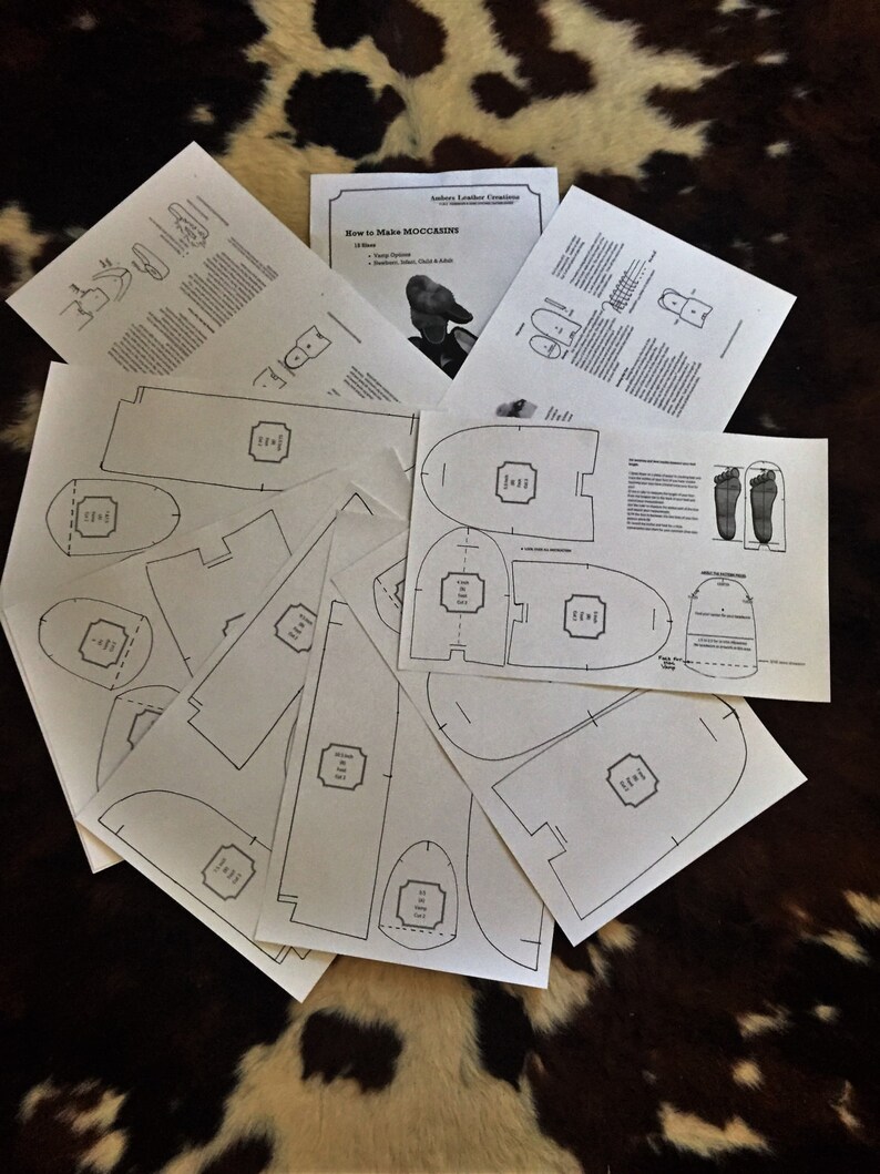 How to Make Moccasin High Top Patterns - Etsy Canada