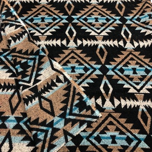 Southwestern Aztec Wool Blend Fabric - Etsy