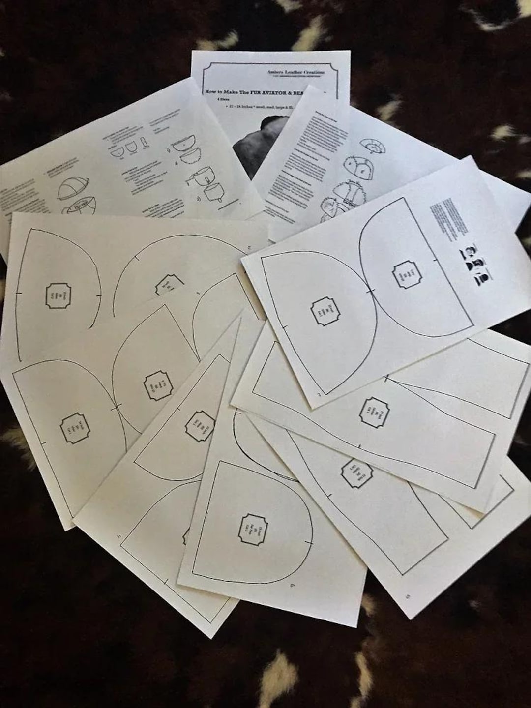 Digital PDF Aviator Pattern 24 Inches - Etsy