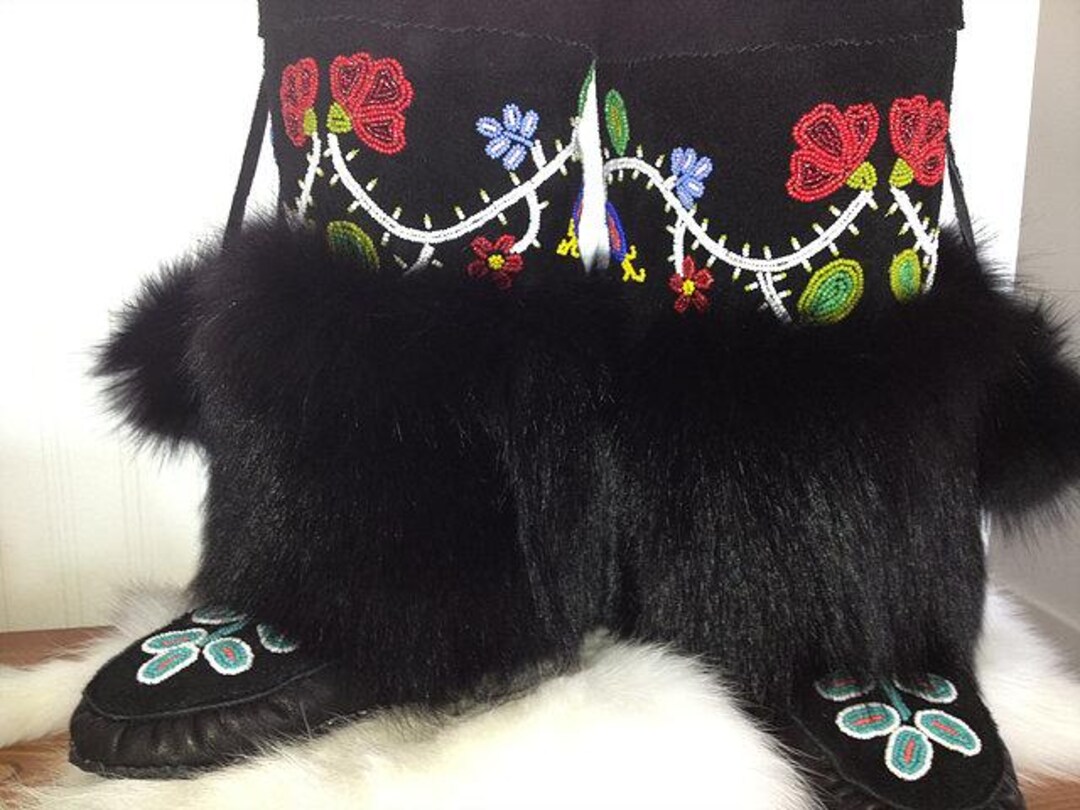 Digital PDF Mukluk Metis Flower Beading Pattern - Etsy