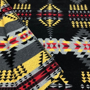 Southwestern Aztec Wool Blend Fabric - Etsy