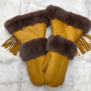 Gauntlet DIY Kits ~ Instructions/one Pattern~suede, Fur Trim, Warm Pile ...