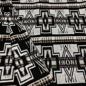 Southwestern Aztec Wool Blend Fabric - Etsy