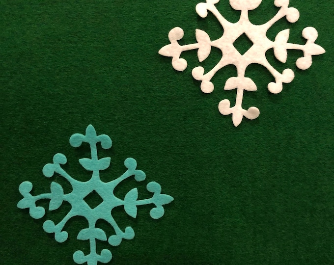 Felt Snowflakes - Etsy