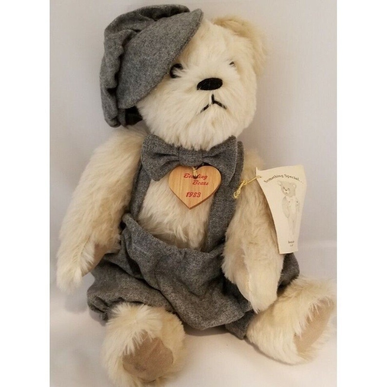 Vintage 1983 BEARLING BEARS Shane T. Bear Handmade 17 - Etsy