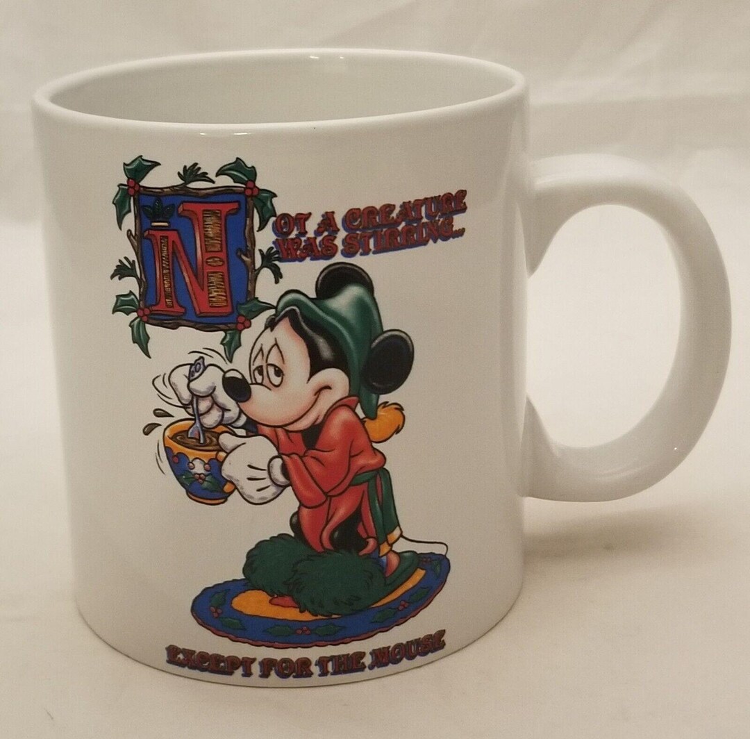 Disney 2001 Mickey Mouse not A Creature Was Stirring Except for the ...