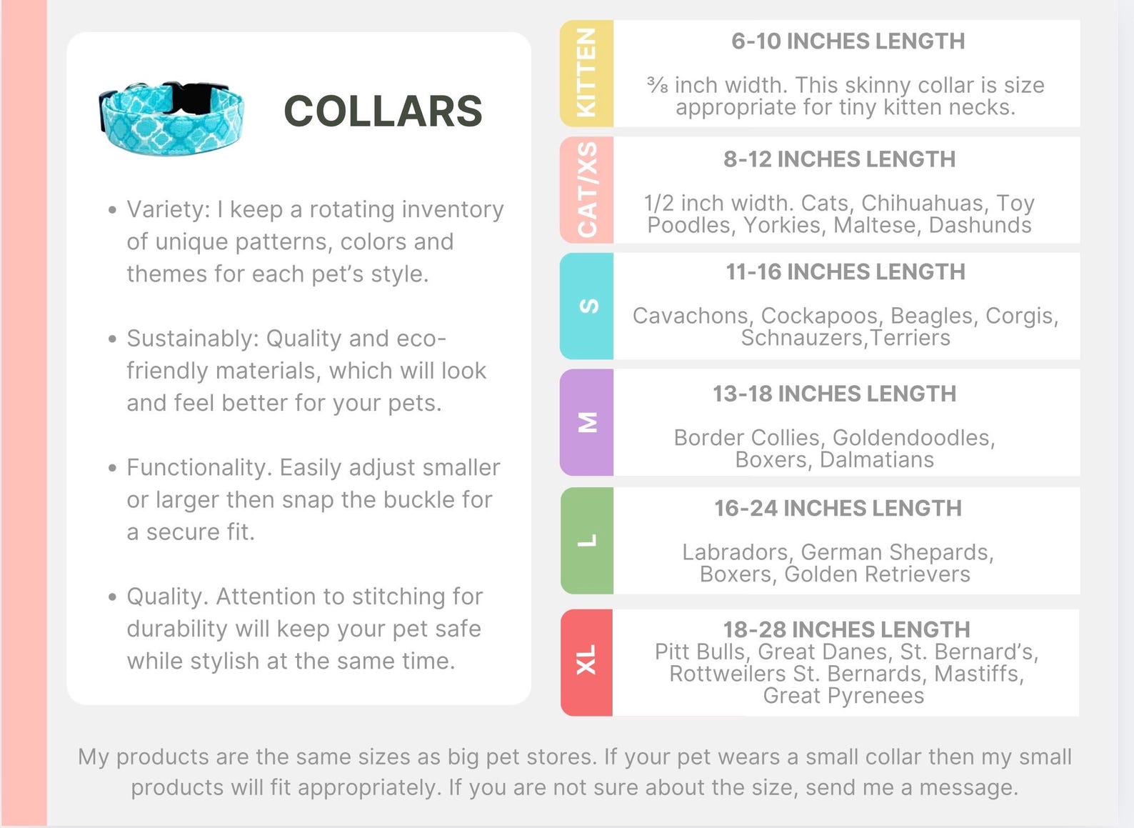 Dog Collar, Cat Collar, Lemons, Girl Dog Collar, Summer, Black Dog ...