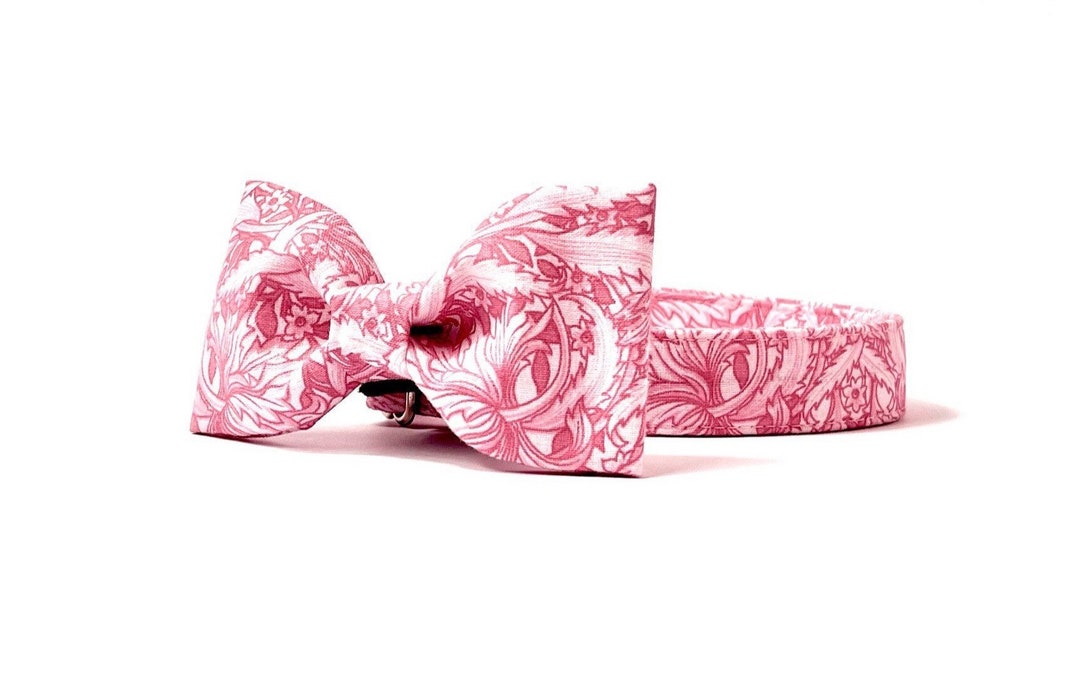The chic in Pink Collar Bow, Pink Summer Collar, Spring Dog Collar ...