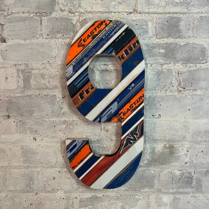 Custom Hockey Numbers or Letters Wall Sign Salvaged Hockey Sticks ...