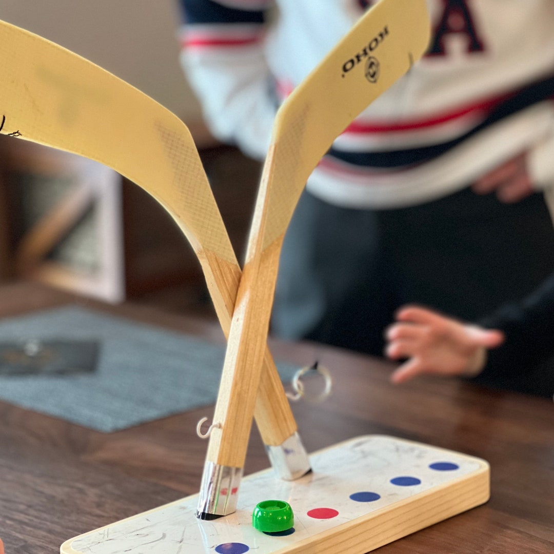 Hockey Stick Ring Toss - Made With Salvaged Hockey Sticks and Hockey ...