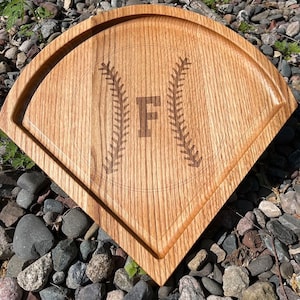 Baseball Diamond Serving Tray - for Father’s Day, Dad, Coaches Gift ...