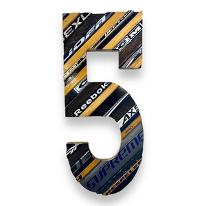 Custom Hockey Numbers or Letters Wall Sign Salvaged Hockey Sticks ...