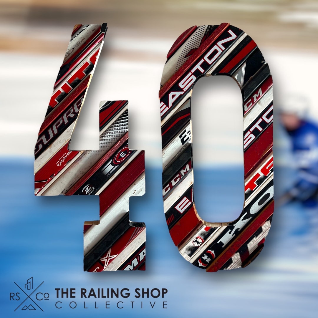 Custom Hockey Numbers/Letters/Symbols Made With Salvaged - Etsy.de
