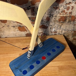 Hockey Stick Ring Toss - Made With Salvaged Hockey Sticks and Hockey ...