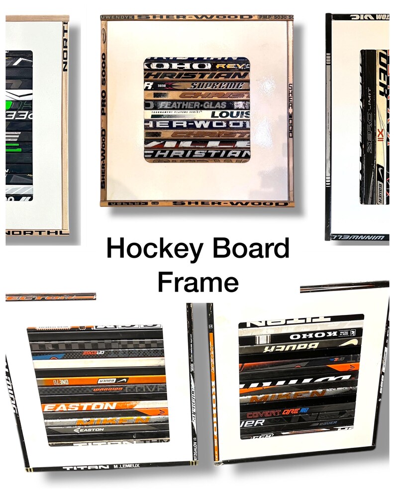 Hockey Boards & Sticks Coffee Table - Side Table - Nightstand - for ...