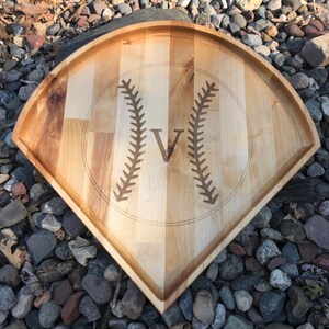 Baseball Diamond Serving Tray - for Father’s Day, Dad, Coaches Gift ...