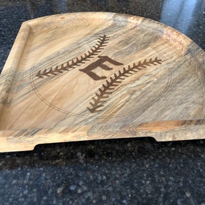 Baseball Diamond Serving Tray - for Father’s Day, Dad, Coaches Gift ...