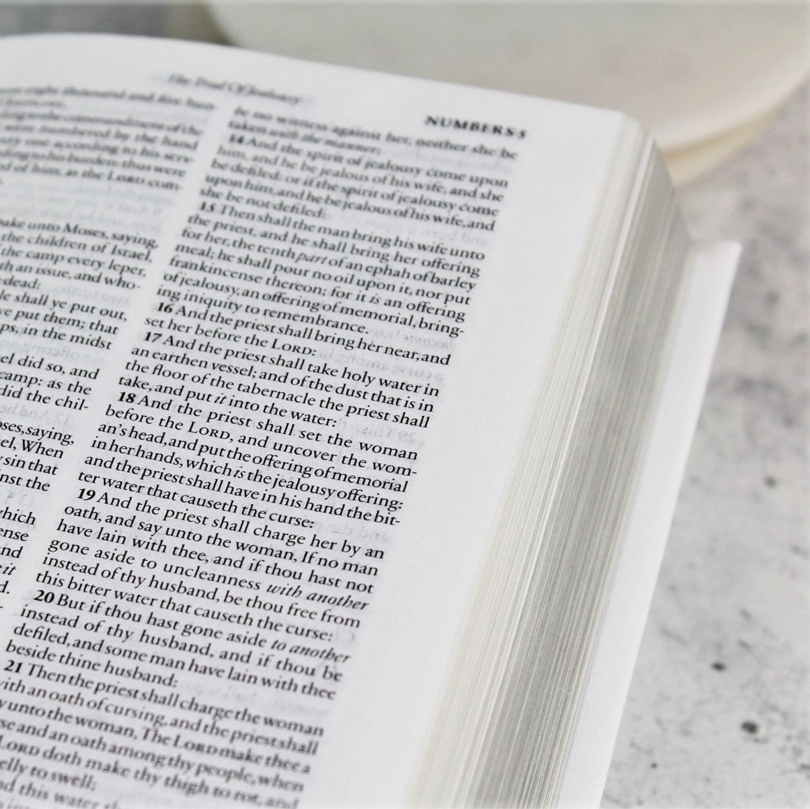 White Leather Bible Cover & KJV Bible or Christening Bible | Etsy UK