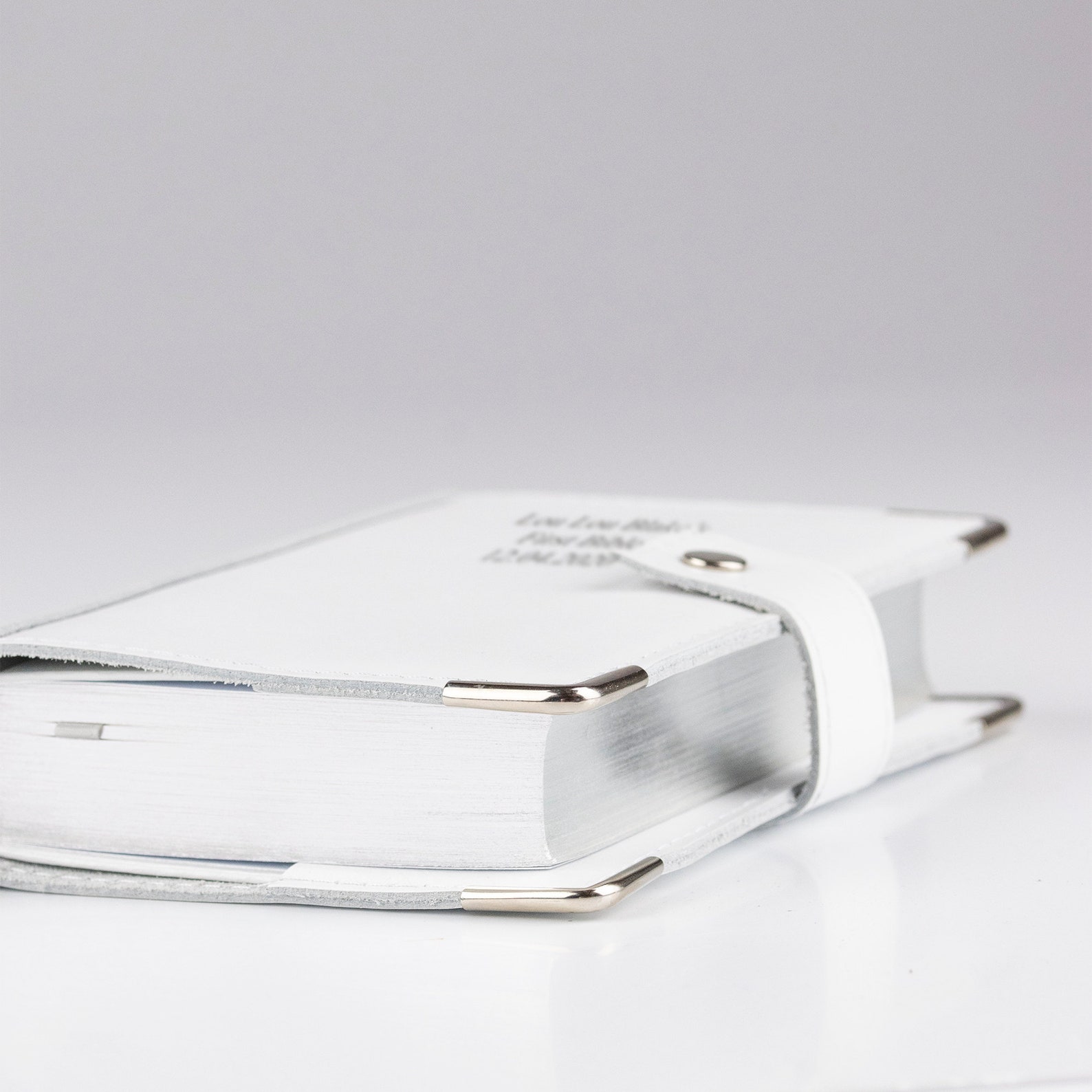 White Leather Bible Cover & KJV Bible or Christening Bible - Etsy UK