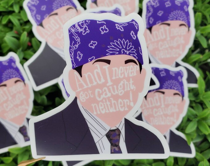 The Office Prison Mike Michael Scott Sticker Vinyl Decal - Etsy