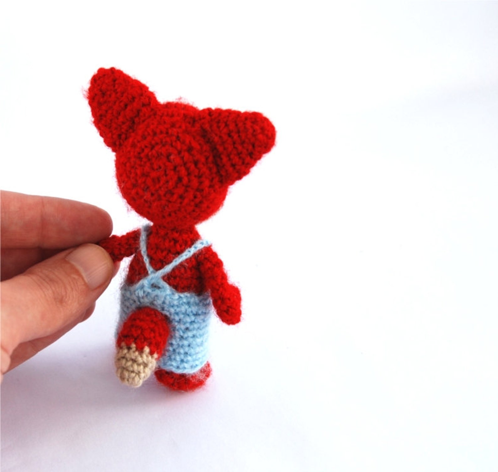 Miniature Fox Stuffed Woodland Animal Little Amigurumi Fox - Etsy