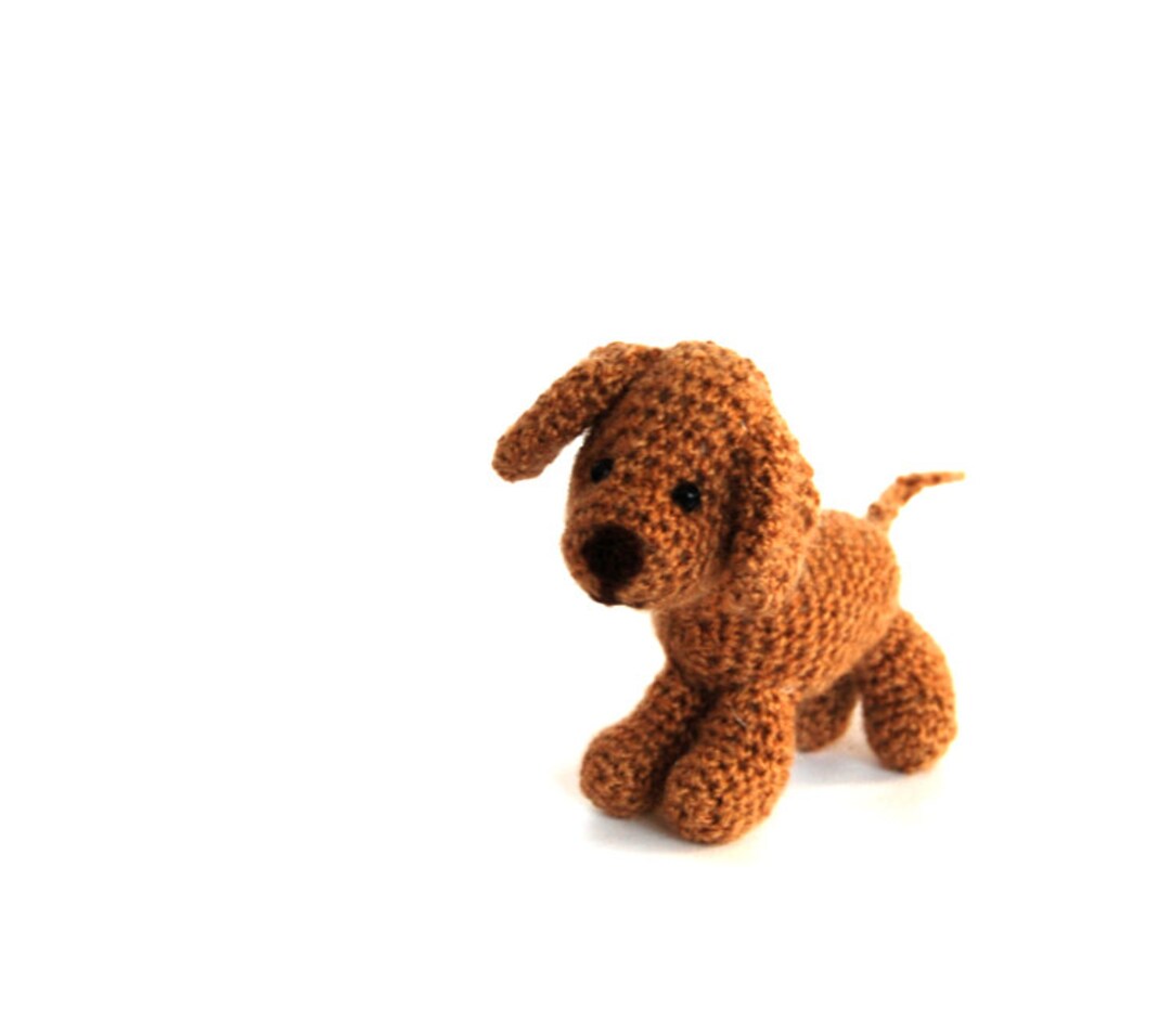 Crochet VIZSLA Dog, Miniature Vizsla Puppy, Mini Dog Figurine ...