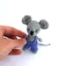 Miniature for Sale, Little Mouse Doll, Small Amigurumi, Crochet Mouse ...