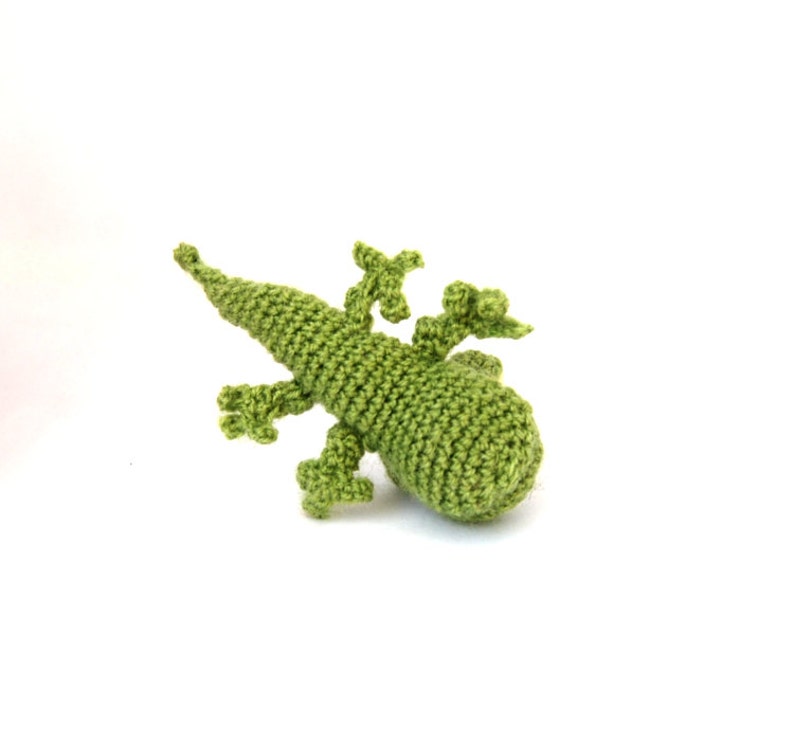 Crochet toy miniature lizard little gecko crochet lizard | Etsy