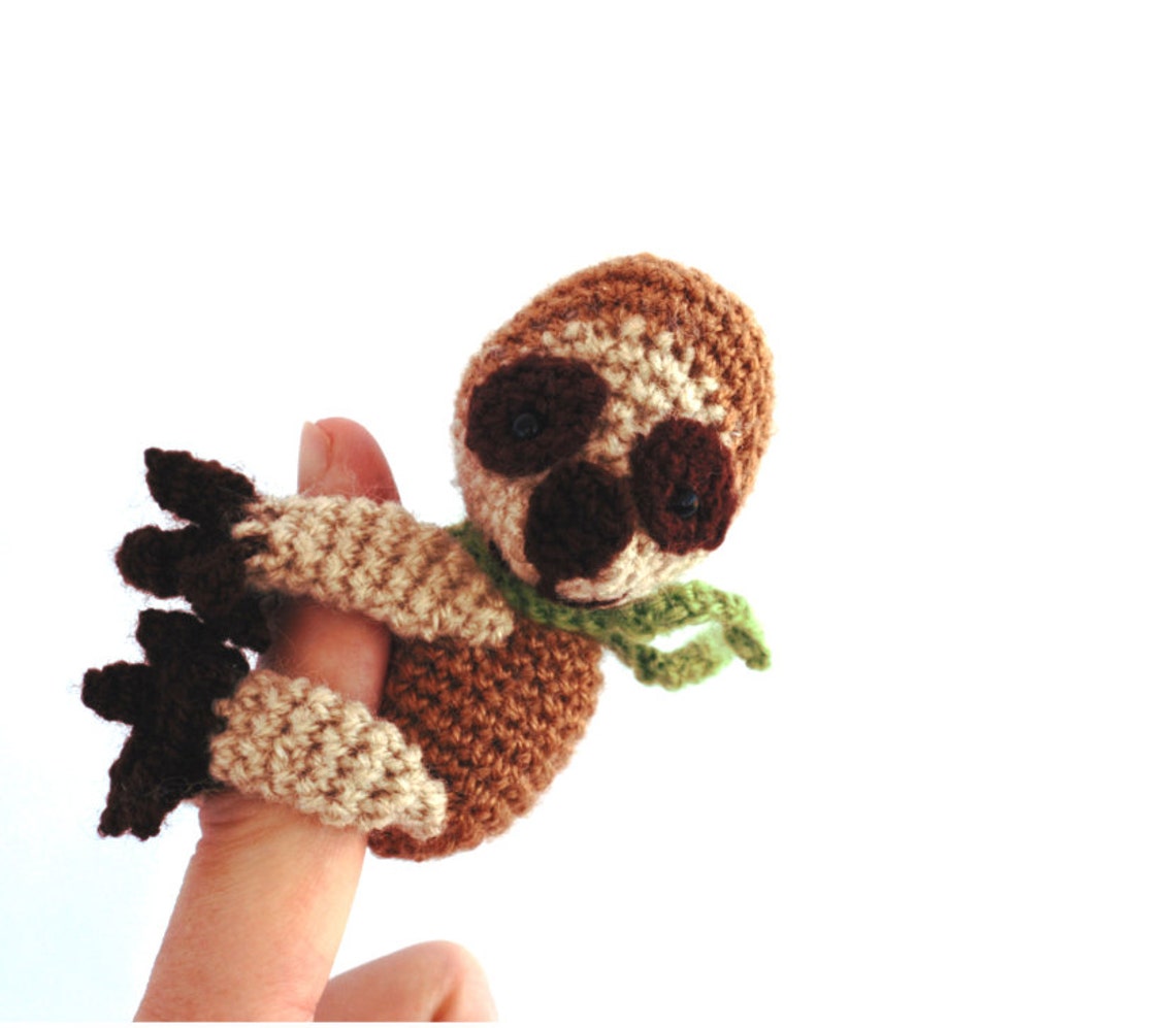 Crochet sloth lazy animal sloth amigurumi sloth plushie | Etsy