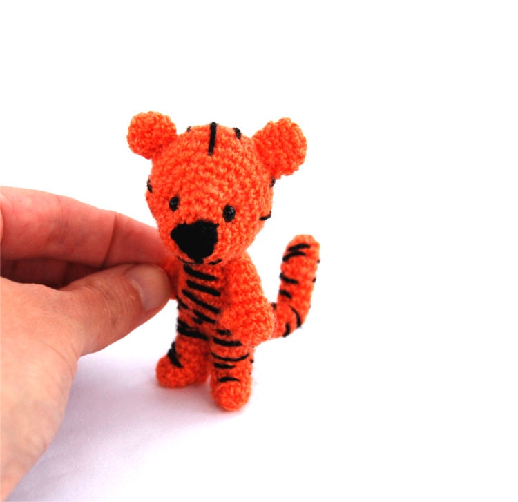 Crochet Little Tiger Miniature Tiger Little Tiger Animal - Etsy