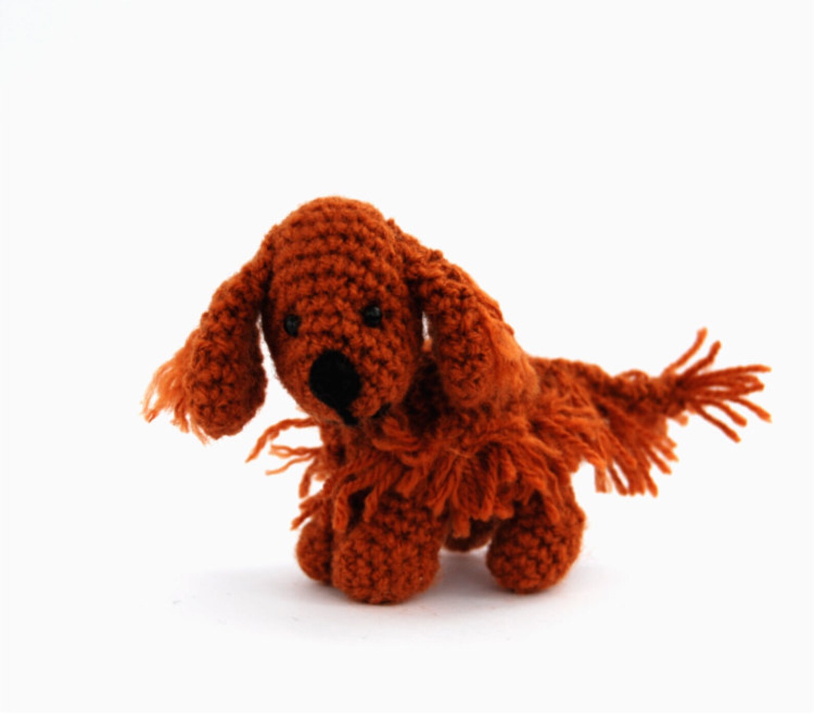 Irish SETTER, Crochet Dog, Tiny Red Setter, Miniature Dog, Amigurumi ...
